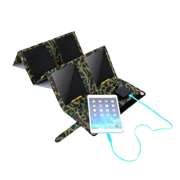 26 Watt Camouflage Folding Solar Panel Device Charger | Solar Us Shop
